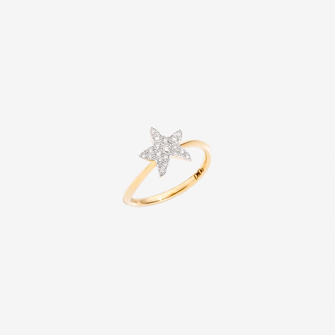 Dodo Ring Icon Star Yellow Gold Diamonds – Gioielleria Granarelli