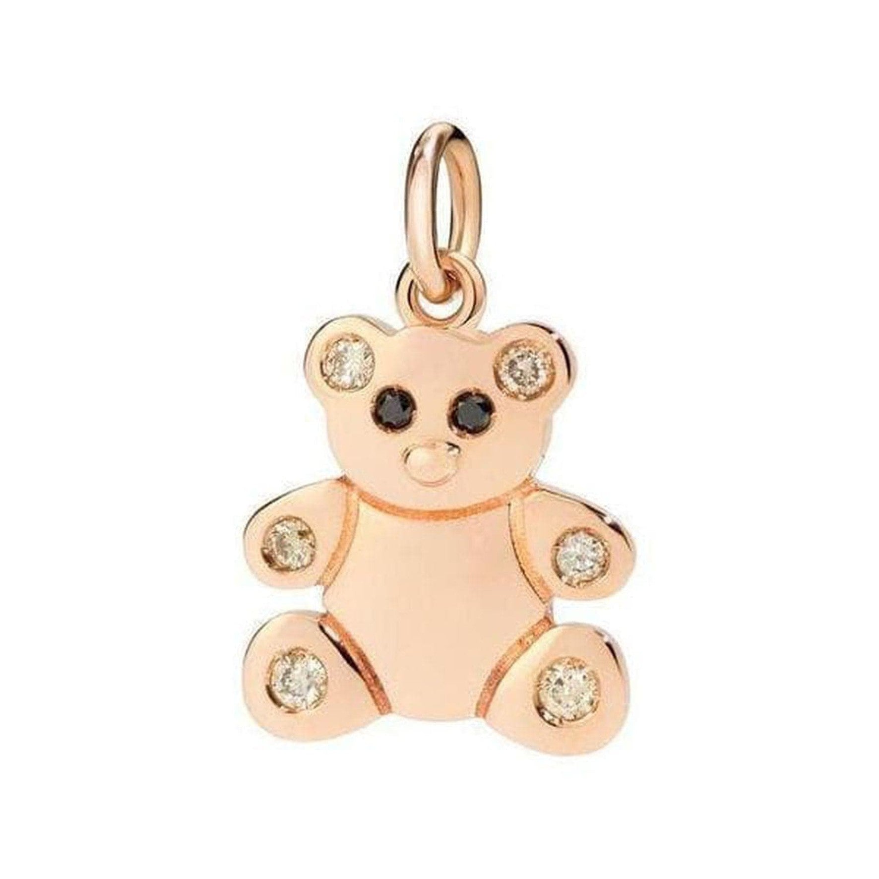 Ciondolo Dodo Orso Prezioso con diamanti in oro rosaDMORSO9BBBRK ...